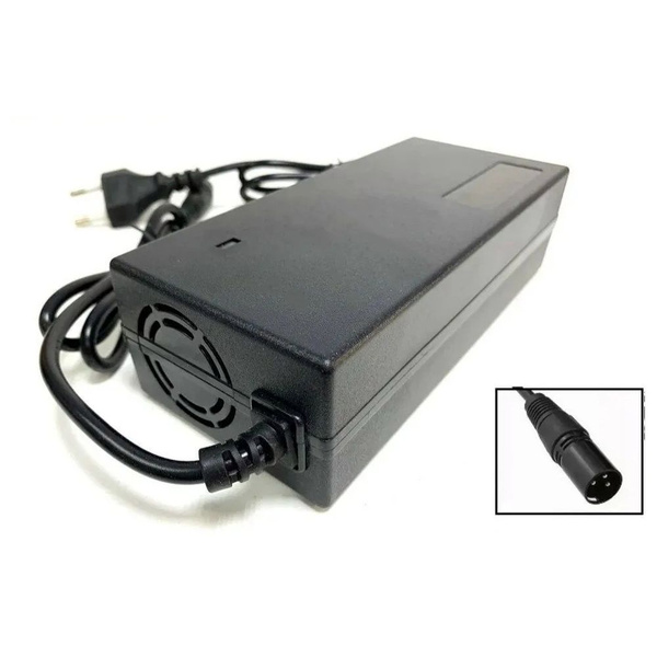 Быстрое зарядное устройство (Fast Charger) 60v 2A с разъемом XLR-18мм для электровелосипеда ...