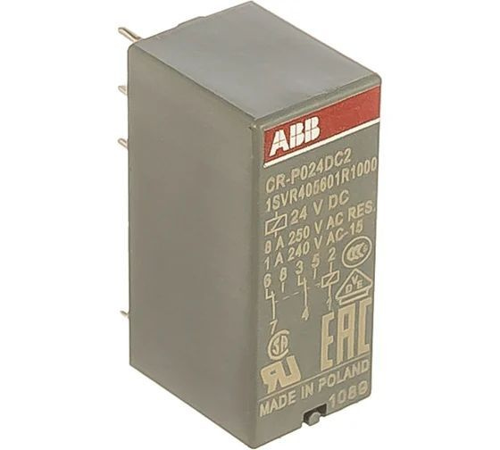 Промежуточное реле ABB CR-P024DC2 24B DC 2ПК 8A 1SVR405601R1000 купить на OZON по низкой цене ...