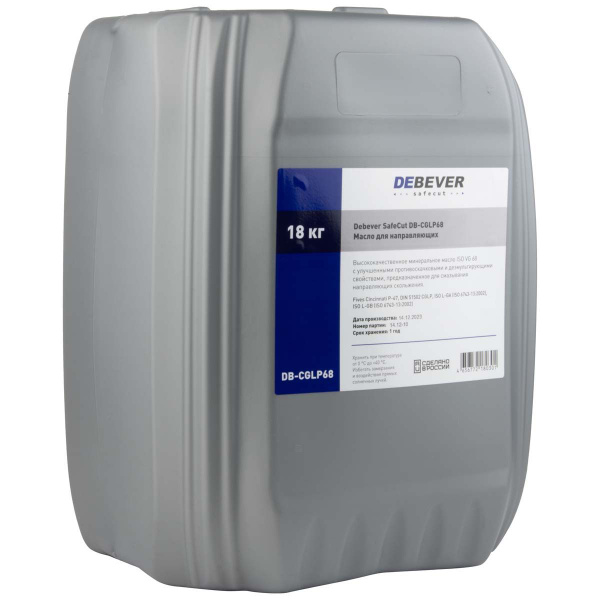 Debever Machining Solutions SafeCut Масло для направляющих, канистра 18 ...