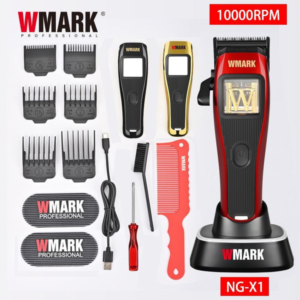 WMARK Машинка для стрижки X1, черный, красный купить на OZON по низкой ...
