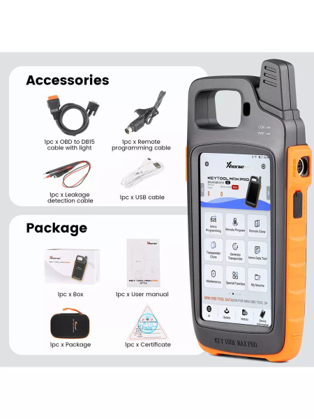 Xhorse VVDI Key Tool Max PRO поддерживает различные функции OBD, купить c доставкой на OZON по ...