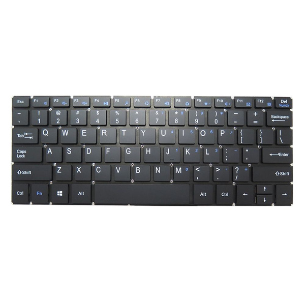 RTDPART Клавиатура проводная для ноутбука для Irbis NB111 NB112, Английская раскладка, черный ...