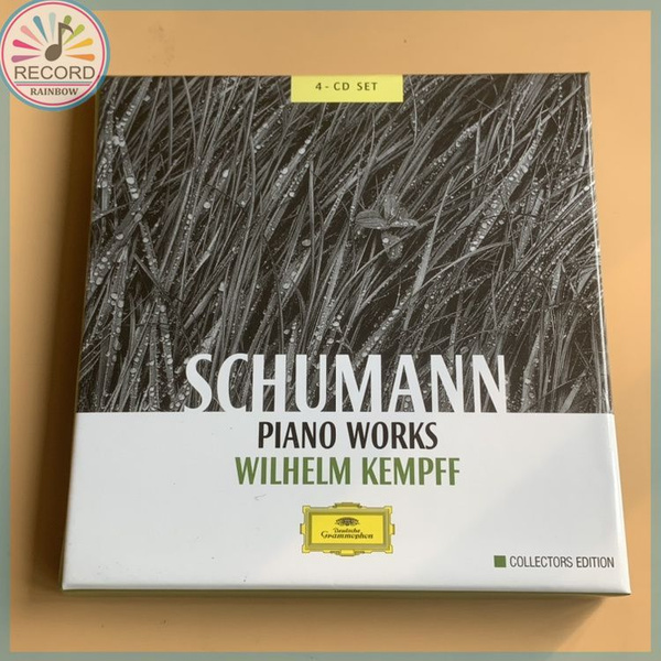 DG ROBERT SCHUMANN PIANO WORKS WILHELM KEMPFF 4 Disc 1974 4CD настоящий ...