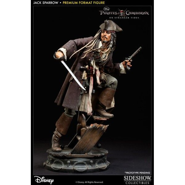 Статуя Sideshow Pirates of the Caribbean - Jack Sparrow (Premium Format ...