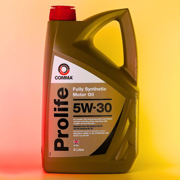 Масло моторное Comma 5W-30 Синтетическое 5 л PRO5L купить c доставкой ...