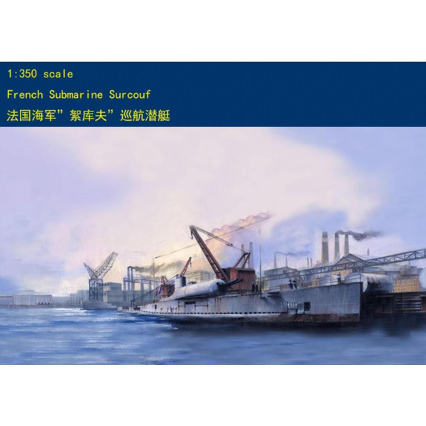 hobbyboss 83522 1/350 французский военно-морской флот "Surcouf" модель ...
