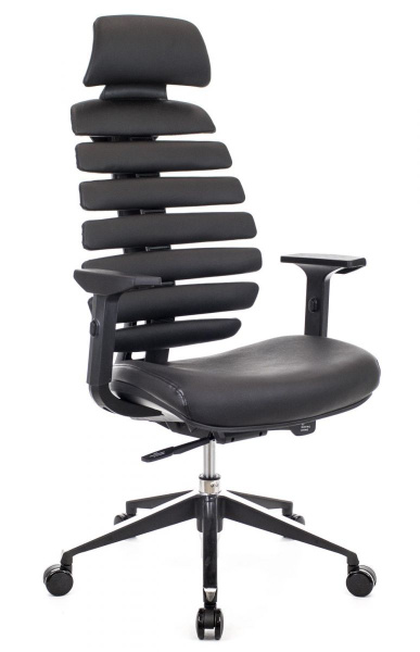 Эргономичное кресло Everprof Ergo Black - черное (экокожа) купить на OZON по низкой цене ...