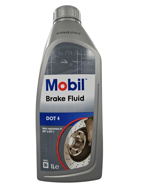Тормозная жидкость Mobil DOT 4 (1л) купить на OZON по низкой цене ...