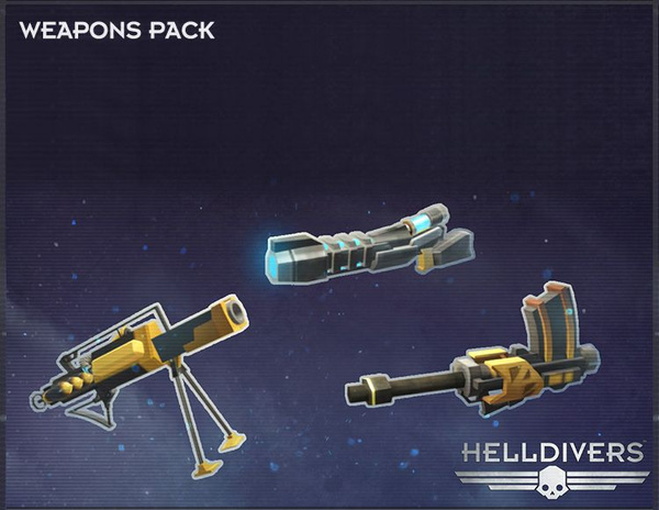 HELLDIVERS Weapons Pack купить на OZON по низкой цене (1771403995)