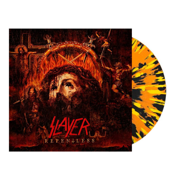 Виниловая пластинка Slayer - Repentless (Transparent Orange with Yellow ...