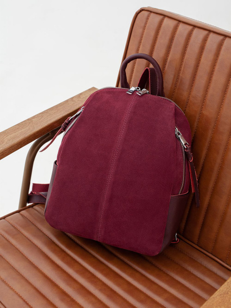 Рюкзак женский натуральная кожа замшевый NOSI SHARI купить на OZON по низкой цене (1776008913)