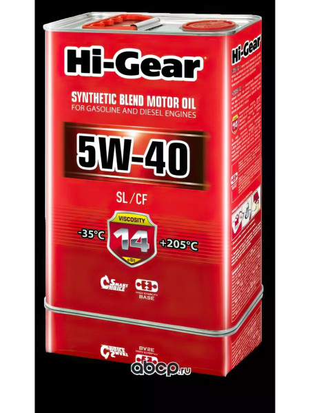 Масло моторное Hi-Gear 4.0 л HG1144 купить c доставкой на OZON по ...