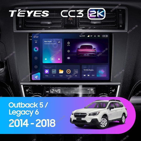 Штатная магнитола Teyes CC3 2K 4/32 Subaru Outback 5 (2014-2018) купить ...
