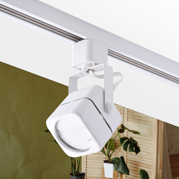 Трековый светильник на однофазный шинопровод / Поворотный спот GU10 ...