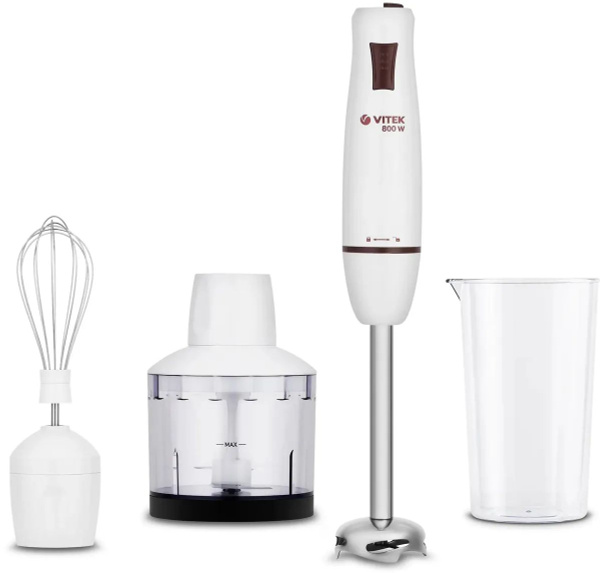 Блендер погружной Vitek VT-8522, белый купить на OZON по низкой цене (1931690019)
