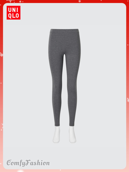 Легинсы Женский Uniqlo темно-серый, размер 165 купить c доставкой на OZON по низкой цене ...