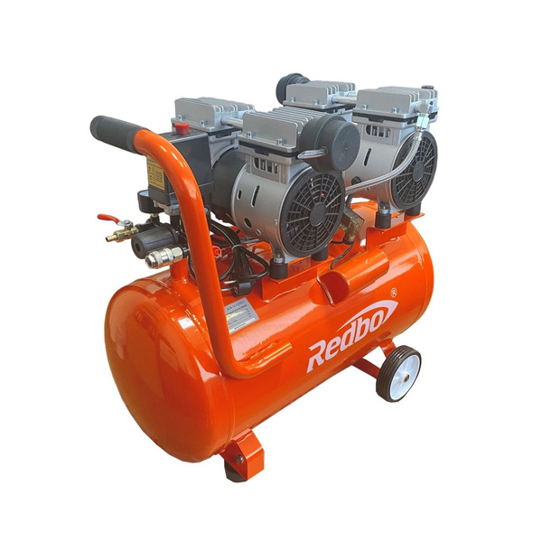 Компрессор воздушный безмаслянный Redbo ACN-50/1200X2 ( 1.4 кВт, 7 Бар ...