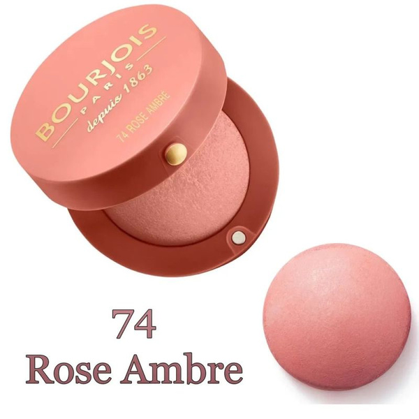 Румяна Bourjois Blusher, оттенок 74 Rose Ambre купить на OZON по низкой ...