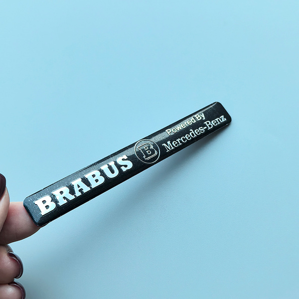 Эмблема Для Автомобиля Powered By Mercedes Benz BRABUS Наклейка С Этикеткой На Длинную Балку ...