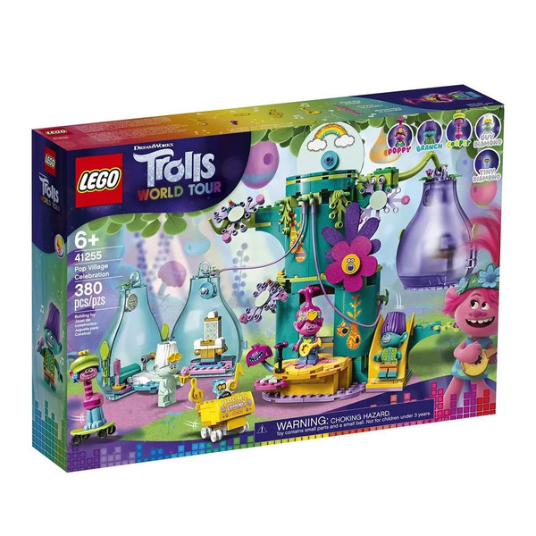 LEGO DreamWorks Trolls World Tour Pop Village Celebration / 41255 ...