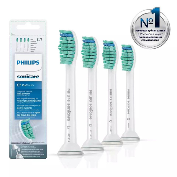 Philips Sonicare C1 ProResults Насадки для удаления налёта HX6014, 2 шт ...