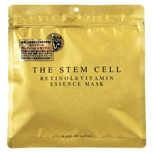 KOR JAPAN Маска для лица Stem Cell Retinol&Vitamin Essence Face Mask с ...