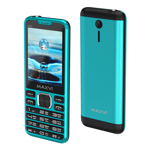 Мобильный телефон Maxvi X10i Aqua blue купить на OZON по низкой цене (1835100162)