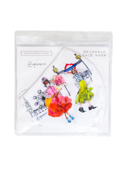 Маска для лица Heathcote & Ivory MEREDITH WING Reusable Face Mask ...
