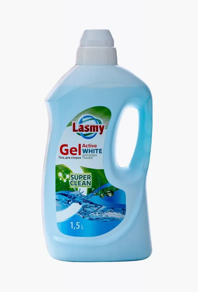 Гель Lasmy для стирки белых тканей 1,5л Россия купить на OZON по низкой ...