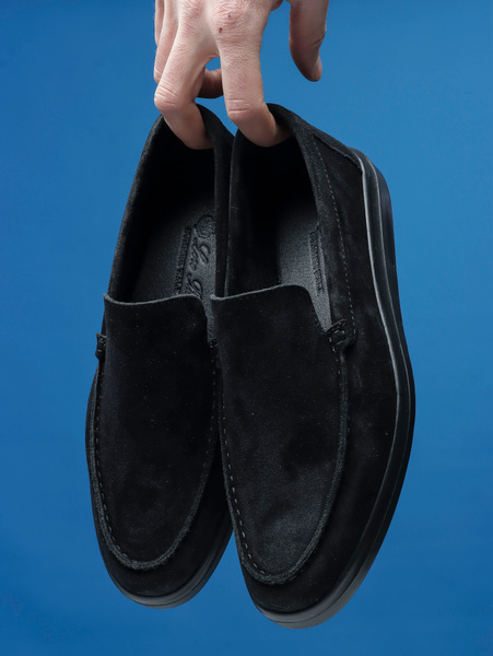 Лоферы Мужской KAFSH черный, размер 39 Без каблука На любой сезон 6 Без ...