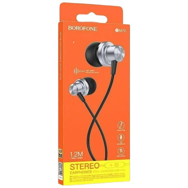 Наушники Внутриканальные BOROFONE M 70 Проводное М 70 купить c доставкой на OZON по низкой цене ...