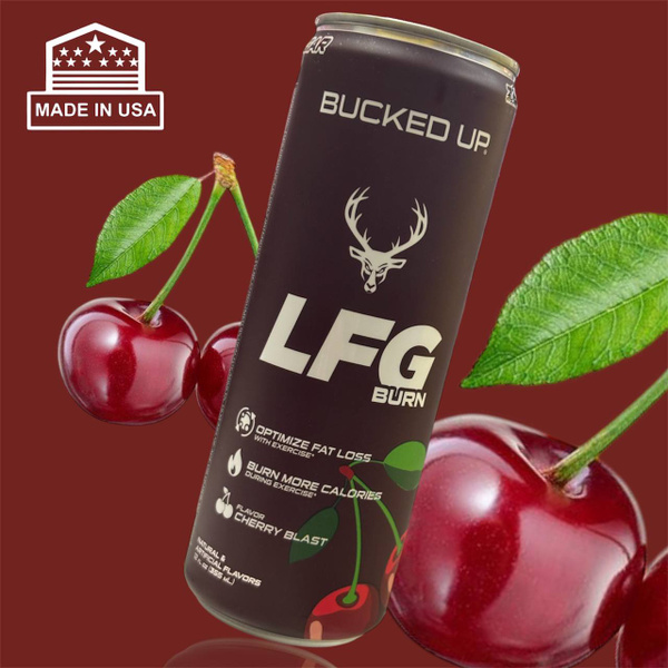Bucked Up, LFG Energy, Энергетический напиток, вкус Вишнёвый взрыв, 355 мл купить на OZON по ...