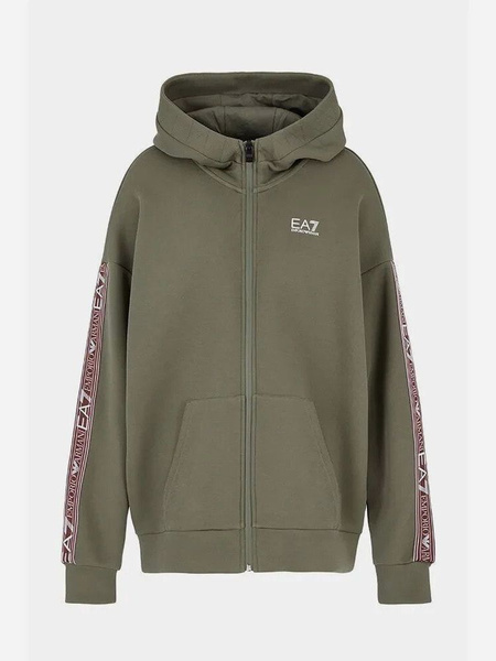 Свитшот Женский EA7 темная мята Хлопок, Полиэстер, размер 44, 46 Камбоджа купить c доставкой на ...