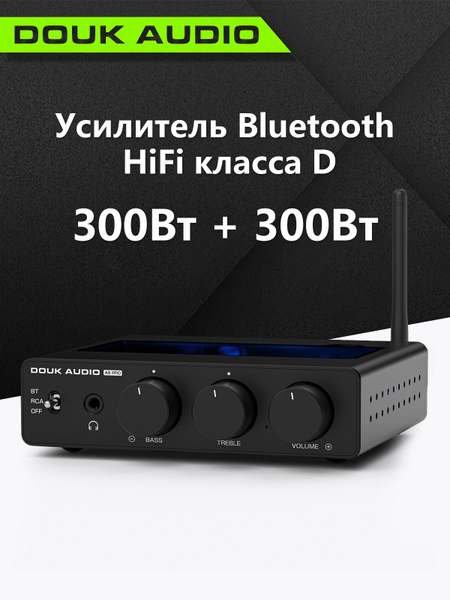 Характеристики Douk Audio A5 PRO Усилетель Bluetooth TPA3255 Стерео ...