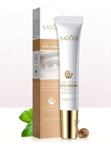 Крем для век и вокруг глаз, против темных кругов и отечности Sadoer, 20 мл купить на OZON по ...