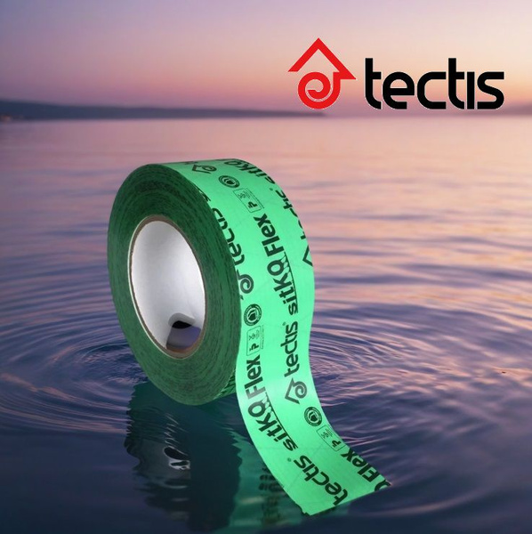 Односторонняя лента (скотч) для любой мембраны Tectis Sitko Flex, 50 мм ...