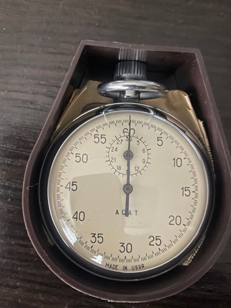 Секундомер "Агат" С-1-2а 4282 1972год! купить c доставкой на OZON по ...