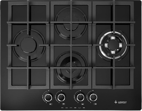 GEFEST Газовая варочная панель ПВГ 2231-01 Р3 черный купить c доставкой на OZON по низкой цене ...