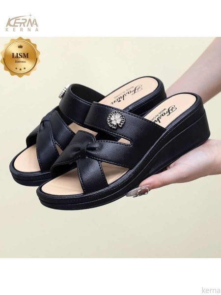 Сабо Женский KERNA ПВХ (поливинилхлорид), размер 38 Открытый нос Танкетка Металлические вставки ...