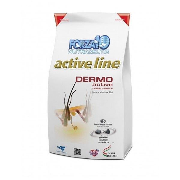 Forza10 Active Dermo - Для взрослых собак всех пород с патологиями кожного покрова (10 кг ...
