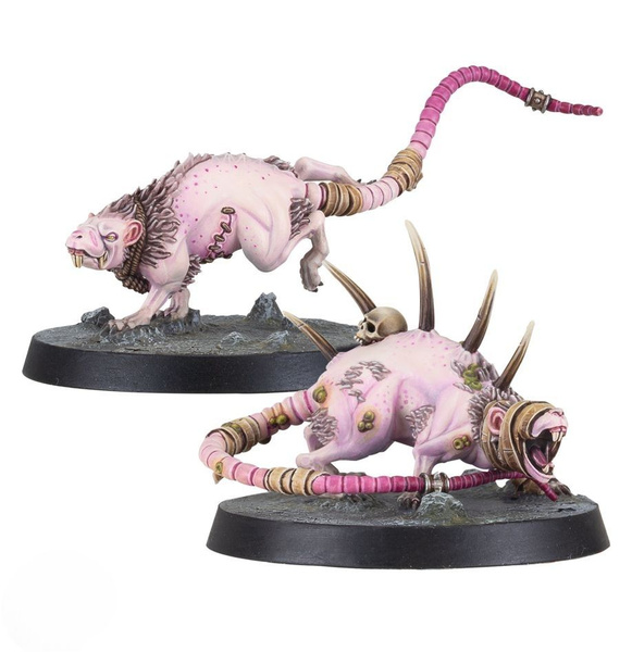 Warhammer Necromunda Миниатюра Wasteland Giant Rats купить на OZON по ...