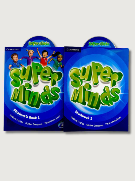 Super Minds 1 полный комплект: Student's Book (учебник) + Workbook ...