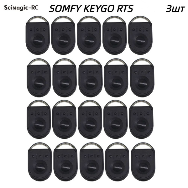 20шт Пульт/брелок SOMFY KEYGO RTS, для автоматических ворот и ...