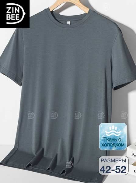 Футболка Мужской, Женский ZinBee абрикосовый, размер 52 Повседневный Китай купить c доставкой на ...