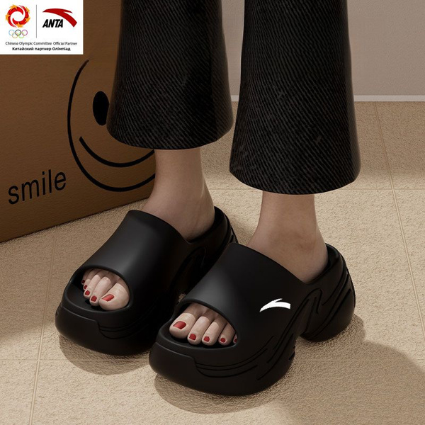 Босоножки Женский Anta Платформа EVA, размер 40, 41 Круглый нос, Толстая подошва Лето Китай Без ...