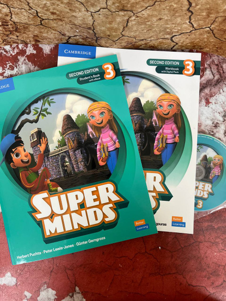 Super Minds 3 Second Edition Учебник + Рабочая Тетрадь + CD купить на OZON по низкой цене ...