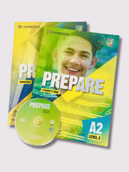 Prepare A2. Level 3 комплект: Student's Book + Workbook + диск | Kosta ...