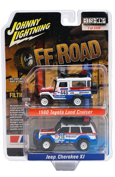Машинка Jonny Lightning 1/64 1980 Toyota Land Cruiser Jeep Cherokee XJ ...