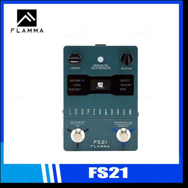 Flamma FS21 LOOPER&DRUM педаль лупера драм-машина стерео гитарная ...