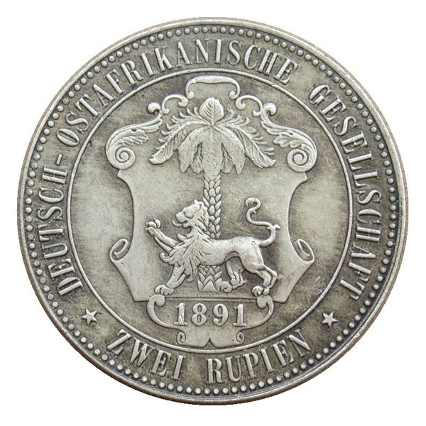 Немецкая монета в 2 рупию 1891 года выпуска купить на OZON по низкой цене (2505348092)